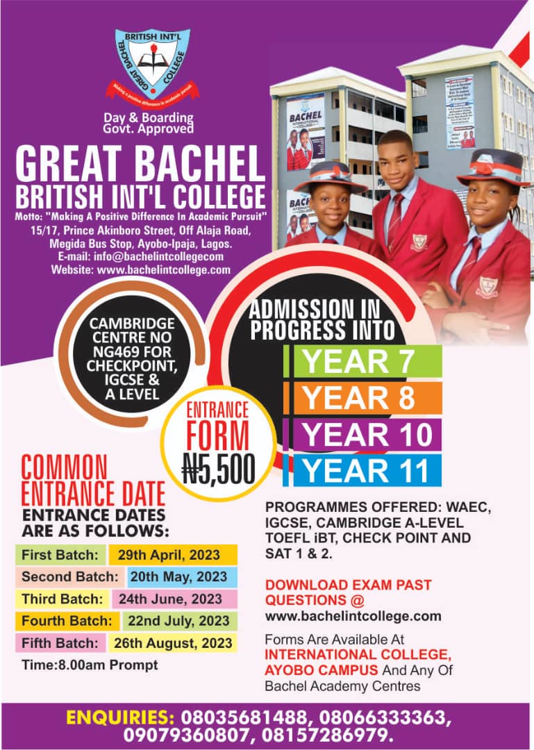 ADMISSION - Great Bachel British International College
